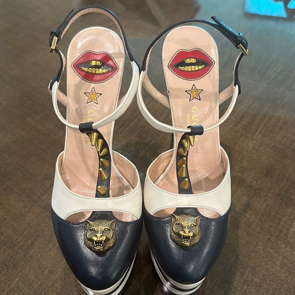 Gucci | Shoes | Gucci Angel Platform T Strap Pumps | Poshmark